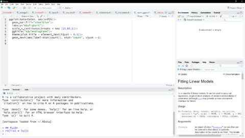 Dark Mode in RStudio - Björn Walther