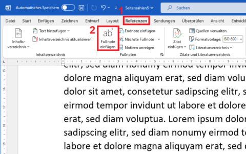 Fußnoten in Word einfügen - Björn Walther